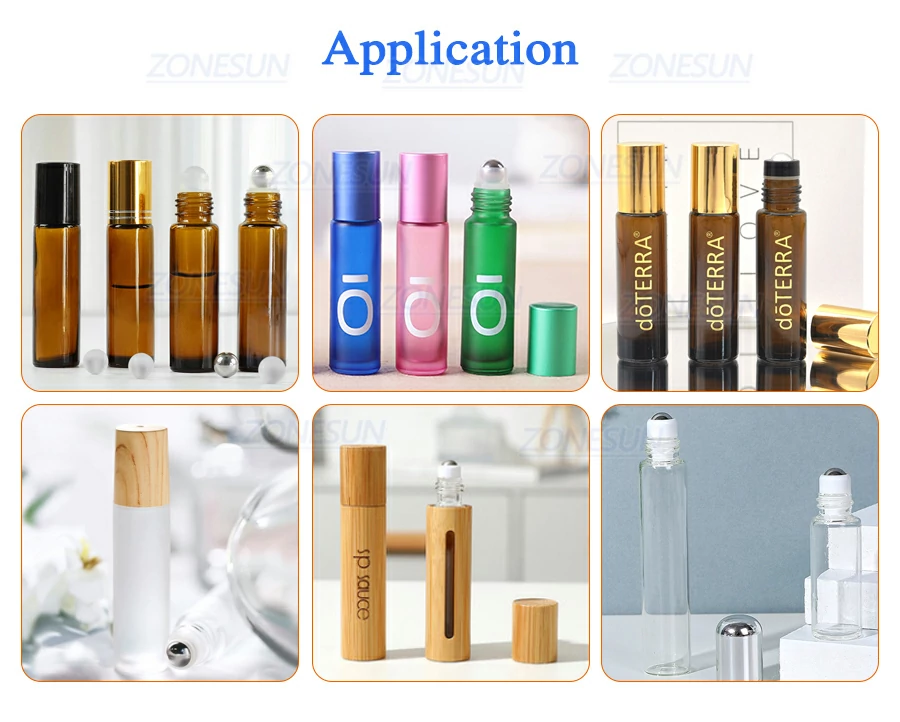 Automatic Roll On Deodorant Filling Capping Machine