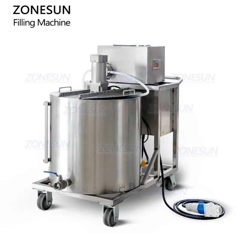 ZS-GTCD Semi-Automatic Paraffin Candle Wax Melting Mixing Filling Machine