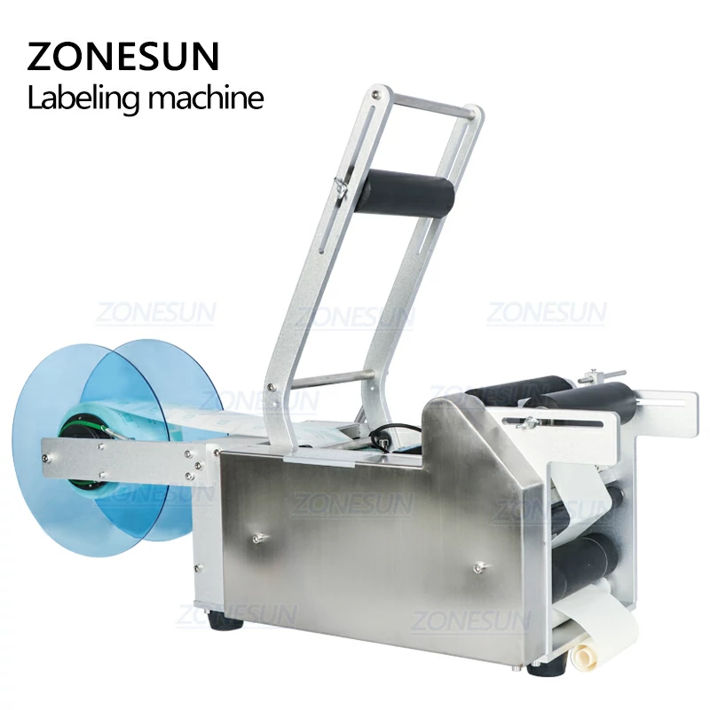 Semi-Automatic Round Bottle Labeling Machine Semi-Automatic Round Bottle Labeling Machine