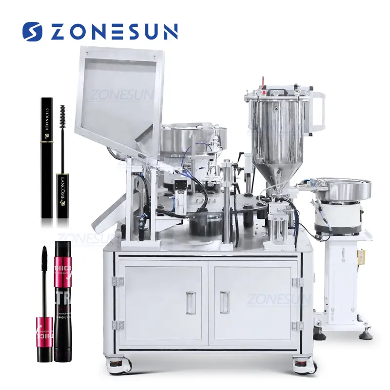 Automatic Mascara Tube Filling And Capping Machine