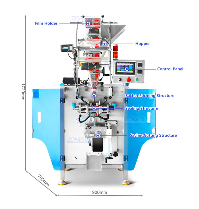High Speed Automatic Powder Sachet Packing Machine