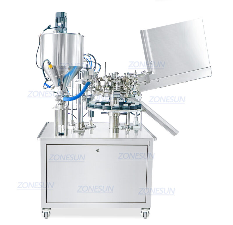 Automatic Squeeze Aluminium Tube Filling And Sealing Machine