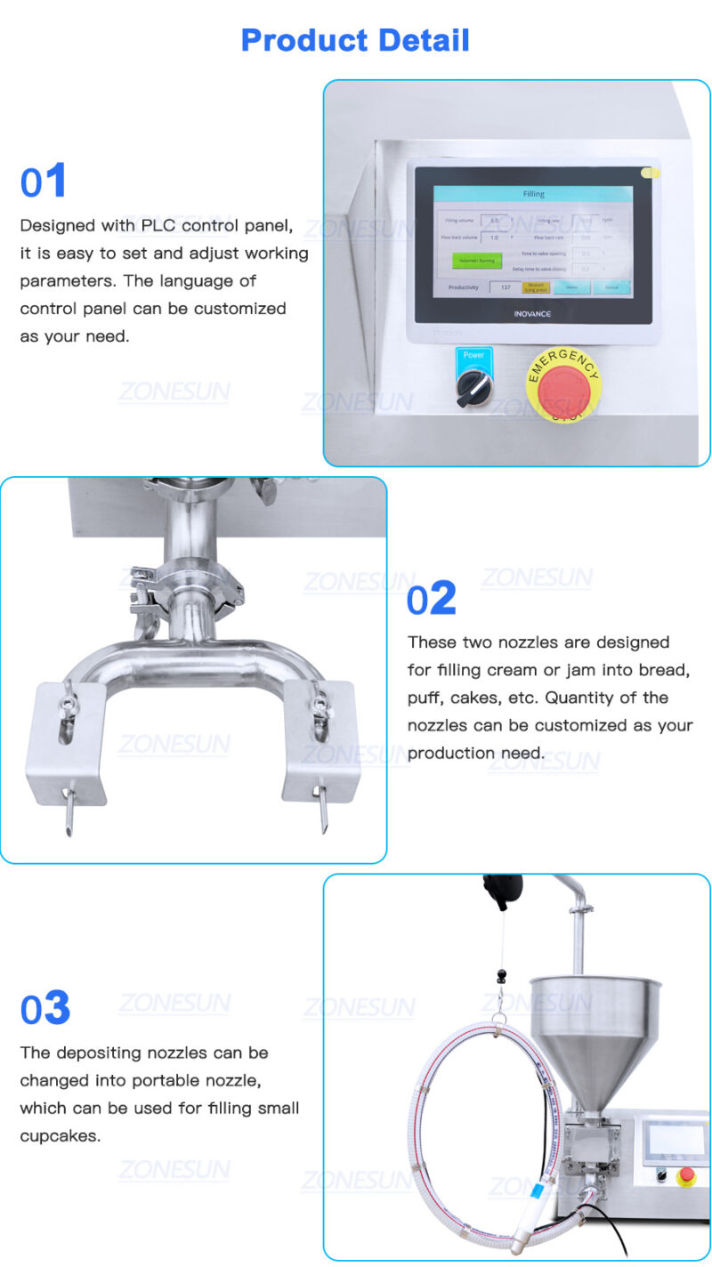 Pastry Cream Injector Machine