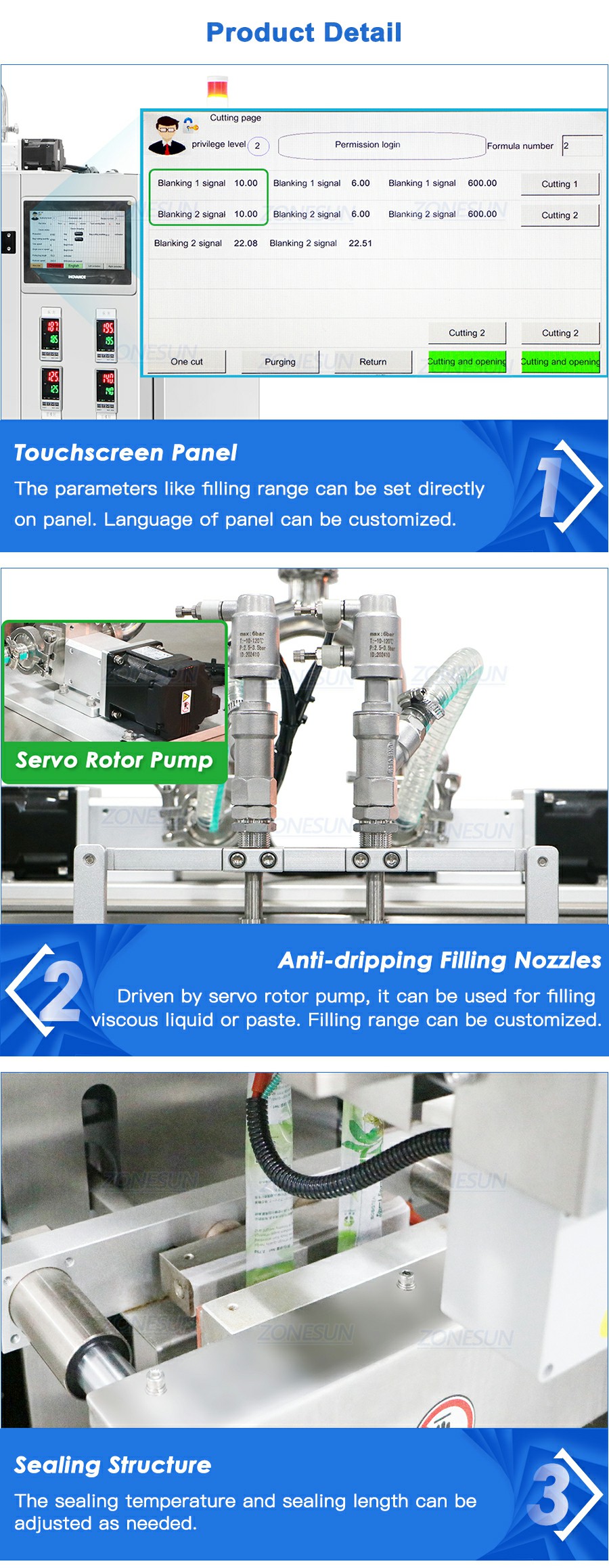 Easy-tear Sachet Packing Machine - 80pcs/min
