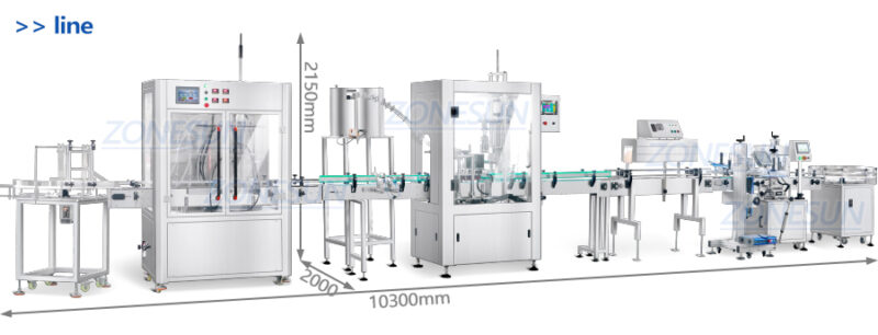 Spirit Liqueur Filling Line - ROPP Bottles