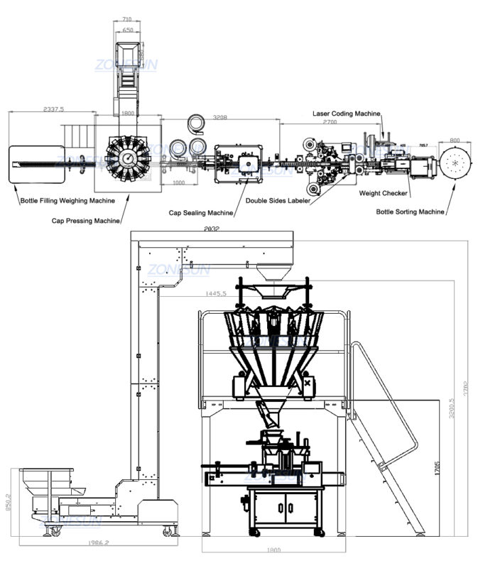Seasoning Powder Spice Bottle Filling Line