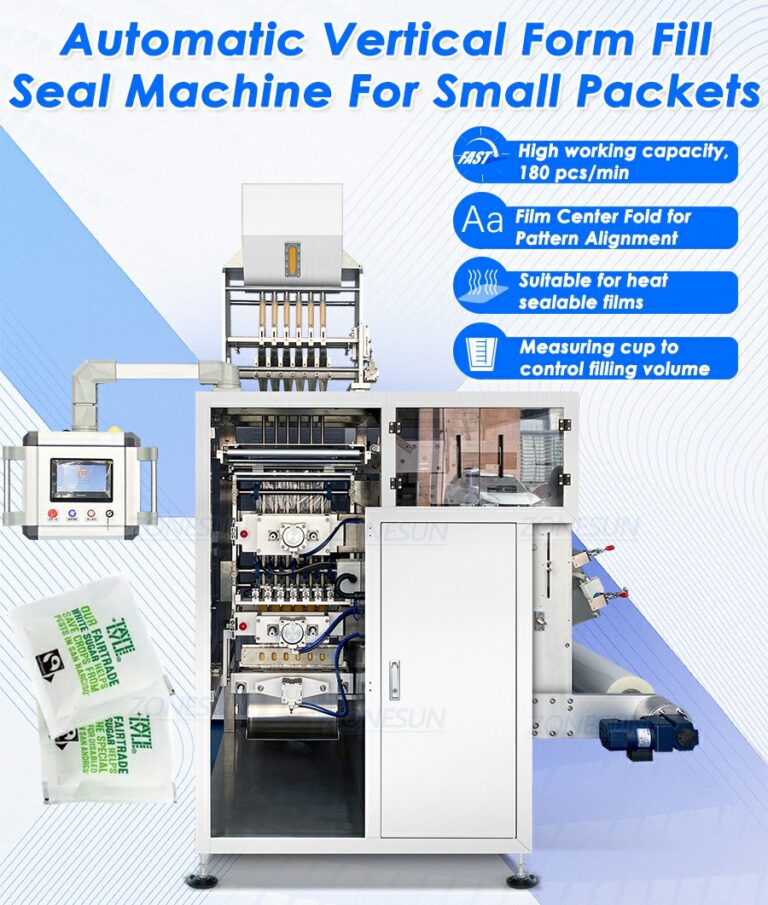 6 Lanes Ramen Seasoning Packet Packing Machine