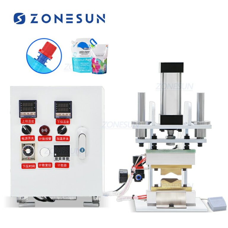 Semi-Automatic Pouch Spout Cap Sealing Machine